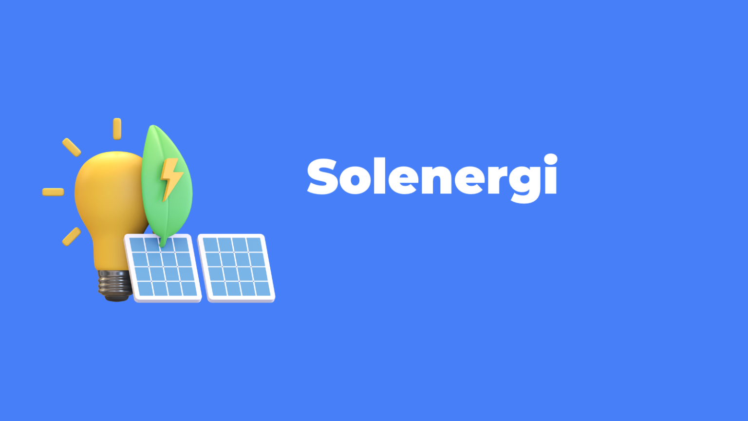 Solenergi - BraSolceller